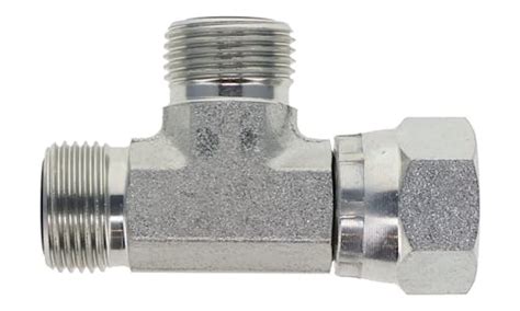 Run Tee 1 4 Orfs Male X 1 4 Orfs Female Swivel X 1 4 Orfs Male