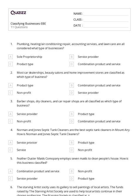 50 Classifying Shapes Worksheets For 7th Grade On Quizizz Free
