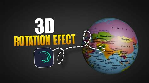 3d rotation effect in alight motion youtube