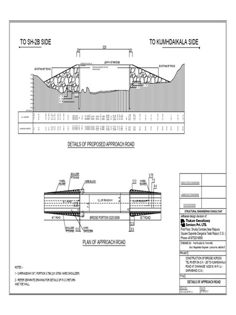 03 Details Of Approach Road Pdf