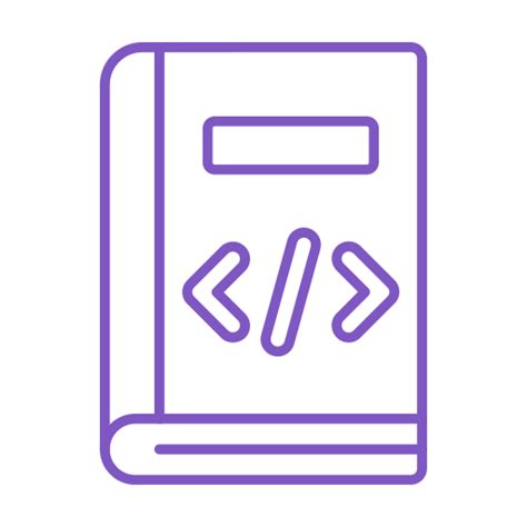 Coding Book Generic Simple Colors Icon