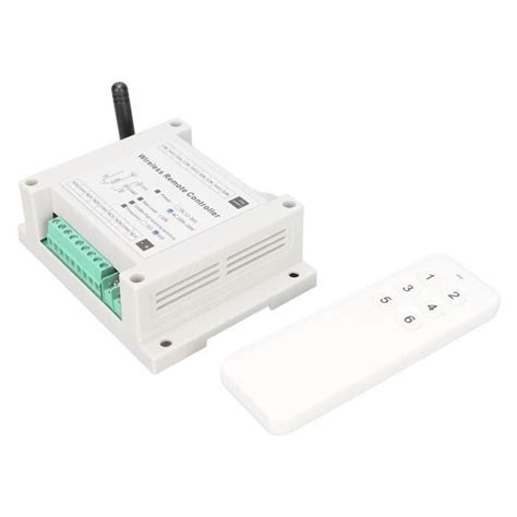 Qiilu Carte De Relais Module De Télécommande Carte De Commutation De Contrôleur De Relais à 6