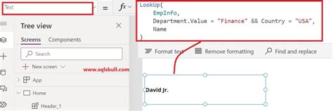 Lookup Function In Power Apps Sql Bi Tutorials Lookup Function In Power Apps Sql Bi Tutorials