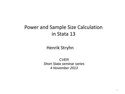 Pdf Power And Sample Size Calculation In Stata 13peopleupeica
