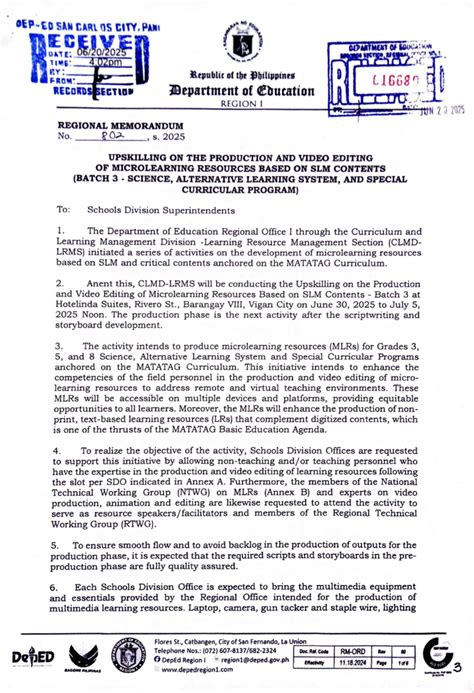 Dm 2025 271 Upskilling Of Participants On The Production And Video