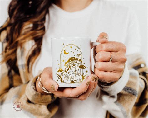 Frog Svg Mushroom Svg Cottage Core Svg Celestial Svg Etsy