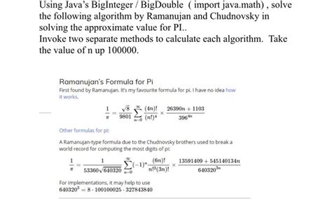 Solved Using Javas Biginteger Bigdouble Import