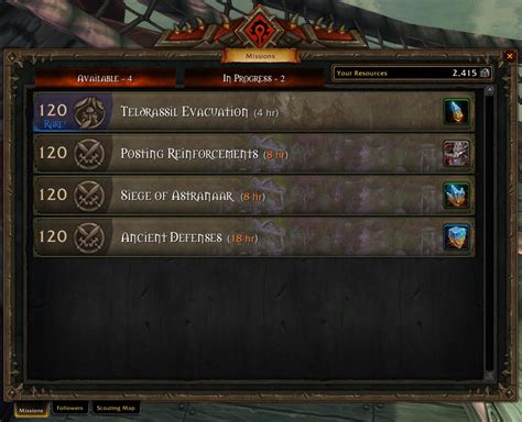 Mission Command Table Wowpedia Your Wiki Guide To The World Of Warcraft