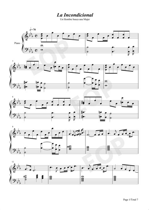 Luis Miguel La Incondicional Sheet Music Downloads