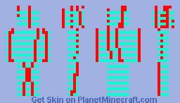 Stripped Guy Bleeding Minecraft Skin