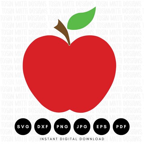 Teacher Apple Svg Apple Clipart T For Teacher Back To School Svg