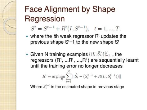 Ppt Face Alignment By Explicit Shape Regression Powerpoint Presentation Id1882678