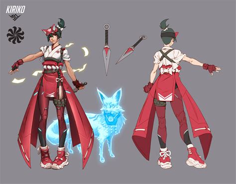 ArtStation Kiriko Concept Art Character Design Overwatch Fan Art
