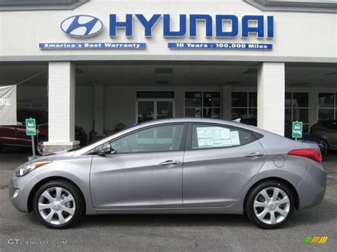 Harbor Gray Metallic 2012 Hyundai Elantra Limited Exterior Photo