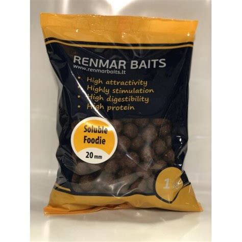 Renmar Soluble Ātri šķistošās Boilas 5 Garšas 20mm 1kg Boilas