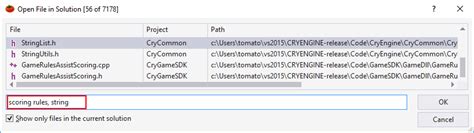 Open File In Solution