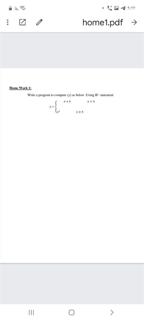 Solved ۹۲۲ Home1pdf Home Work 1 Write A Program To