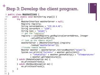 A Short Java RMI Tutorial | PPT