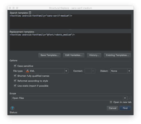 Android Studio Replace Only One XML Attribute With Structural Replace Stack Overflow