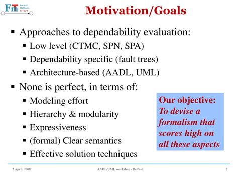 ppt arcade a formal extensible model based dependability