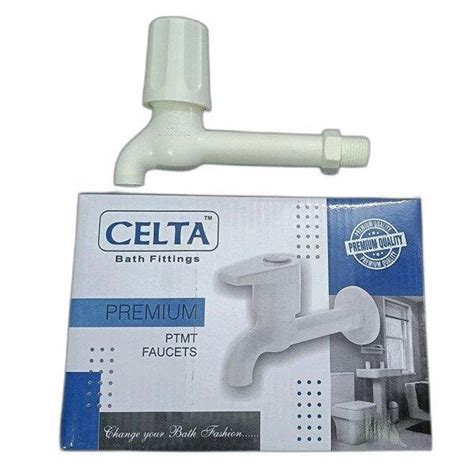 White Round Celta Ptmt Plastic Cock For Bathroom Fitting At Rs 45box