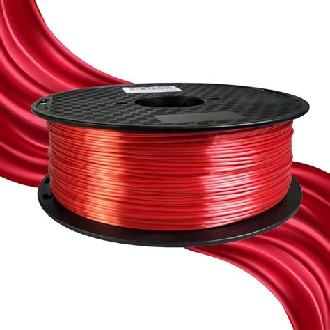 Silk Red Pla Filament 175 Mm 3d Printer Filament 1kg 22lbs 3d