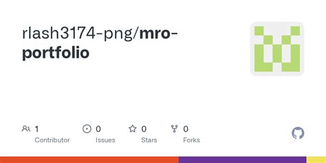 Github Rlash3174 Pngmro Portfolio · Github