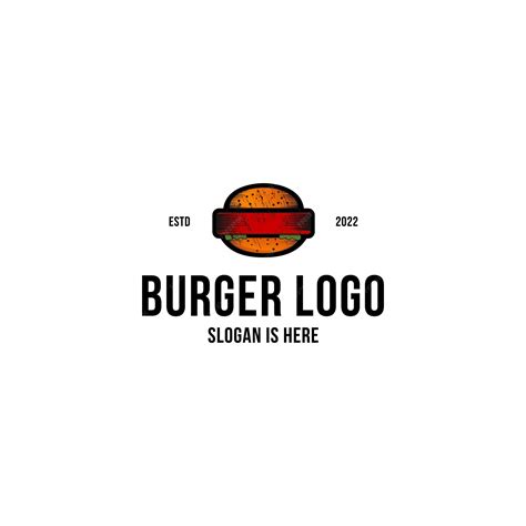 Premium Vector Burger Logo Design Inspiration