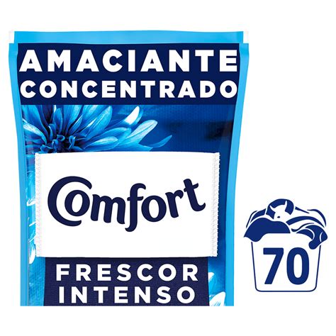 Amaciante De Roupa Comfort Concentrado Frescor Intenso Refil Sachê 1 4l