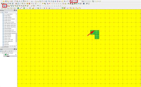 constructing grid over given position from polygons in qgis