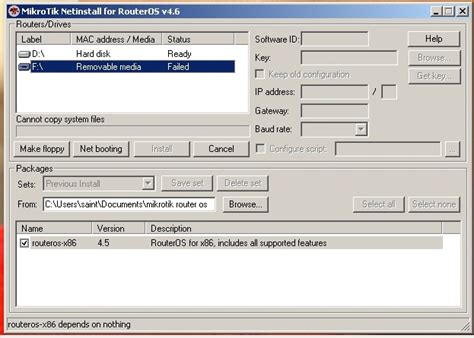 How To Install Routeros On An Usb Pen Drive Beginner Basics