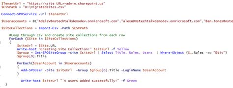 add users to edit security group dynamically using powershell ms