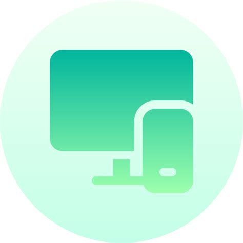 Responsive Basic Gradient Circular Icon