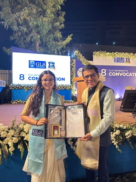 Convocationday Classof2024 Academicexcellence Glsuniversity Siya Joshi 52 Comments