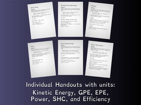 Rearranging Equations Physics Energy Formulae Teaching Resources