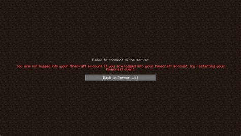 Java Cant Join Servers Says My Acc Is Not Logged In Rminecrafthelp