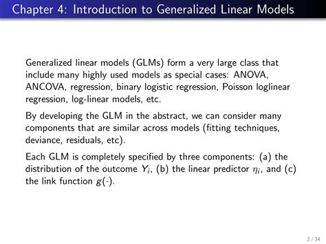 SOLUTION: introduction to generalized linear models - Studypool