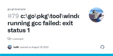 C Go Pkg Tool Windows Amd Link Exe Running Gcc Failed Exit Status Issue Go Gl