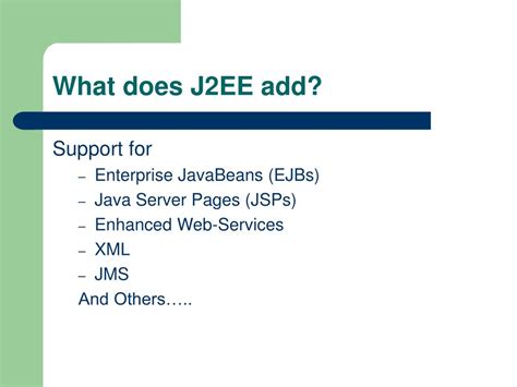 Ppt Java 2 Enterprise Edition Powerpoint Presentation Free Download Id3320588