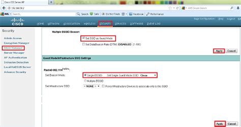 SSID On Autonomous AP Configuration Example Cisco