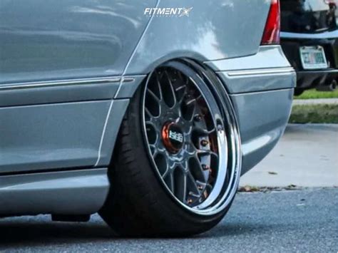 2005 Mercedes Benz C55 Amg Base With 19x9 Bbs Rsii And Delinte 215x35