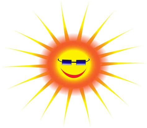 Sun Wearing Black Glasses Stock Vector By ©humming89 13255520