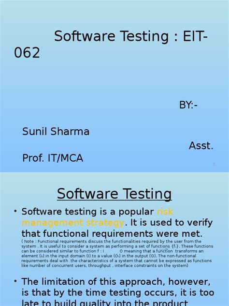 software testing pdf software testing control flow