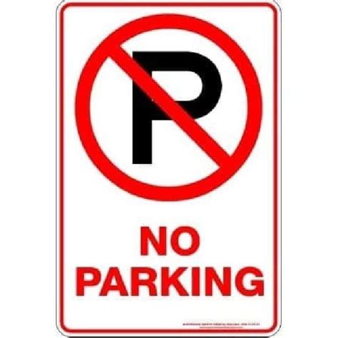 Jual STIKER DILARANG PARKIR NO PARKING STICKER SAFETY SIGN WARNING SIGN Di Seller Sentral