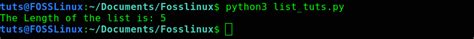Todo Sobre Las Listas De Python Foss Linux Aprender Linux