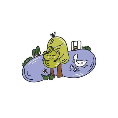 Tree Doodle Vector Art Icons And Graphics For Free Download