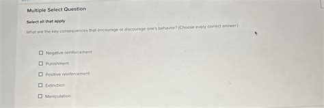 Solved Multiple Select Questionselect All That Applywhat Are