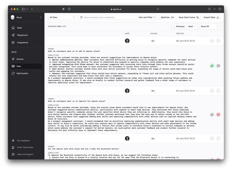 Managing Data In Klu Klu Ai