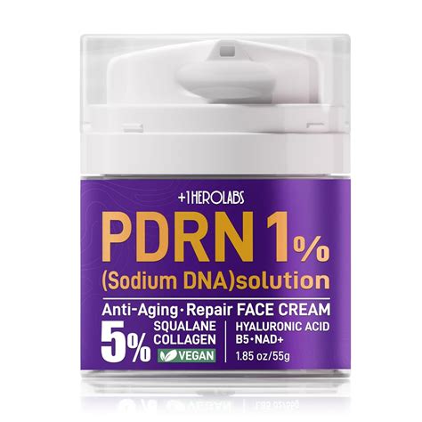 Pdrn Anti Aging Face Moisturizer Cream With 5 Squalane 100 Pure Pdrn