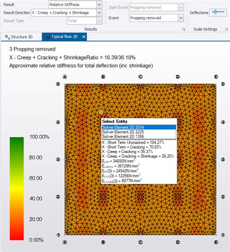 Rigorous Slab Deflection Analysis Example Eurocode Trimble User Assistance